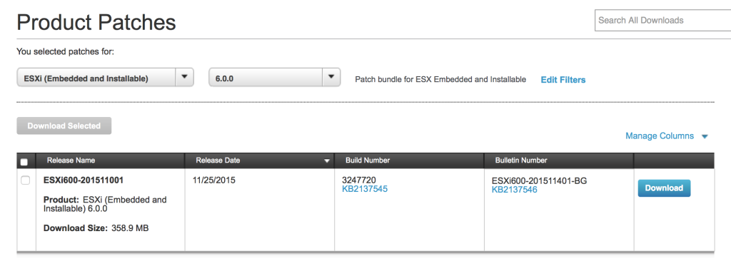 ESXi Change Block Tracking patch released – Virtualization, DBaaS ...