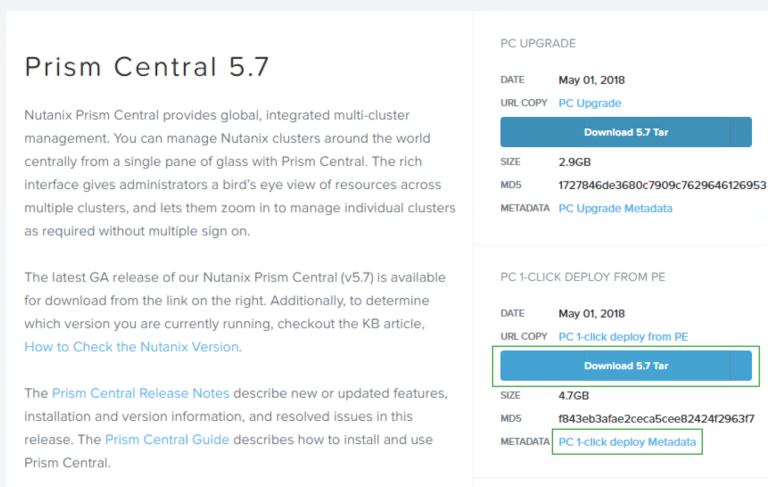 Deploy Nutanix Prism Central Via Prism Element – Virtualization, DBaaS & Whatever Crosses My Mind